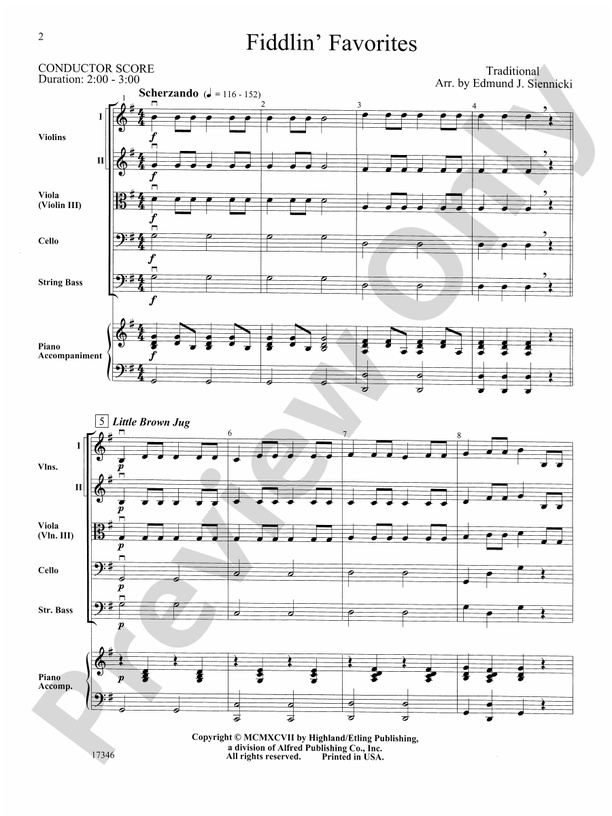 Fiddlin' Favorites: - Digital Sheet Music Download