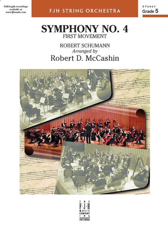 Symphony No. 4 (First Movement): Violin 1: Violin 1 Part: Robert Schumann - Digital Sheet Music ...