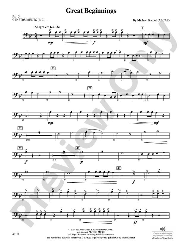 Great Beginnings: Part 3 - C Instruments (B.C.): Part 3 - C Instruments ...