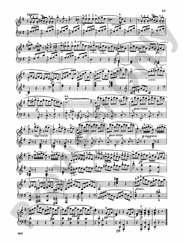 Clementi: Piano Sonatas (Volume III): No. 15, Op. 25, No. 2 Part - Digital Sheet Music Download