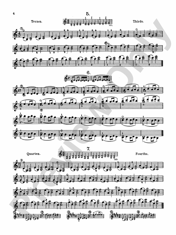 Sevcík: Preparatory Exercises in Double Stopping, Op. 9: Violin Book ...