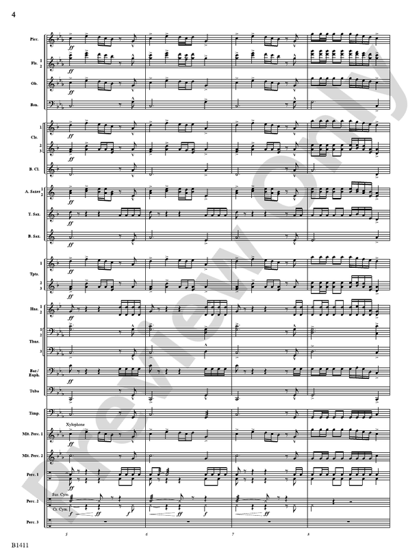 Pirates!: Score: Concert Band Score: Travis J. Weller - Digital Sheet ...