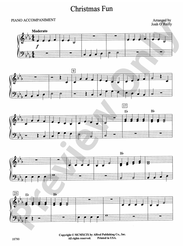 Christmas Fun: Piano Accompaniment: Piano Accompaniment Part - Digital ...