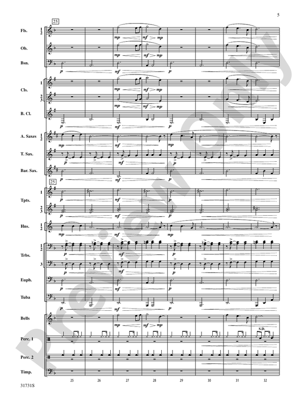 Bell Carol a la Big Band: Score: Concert Band Score - Digital Sheet ...