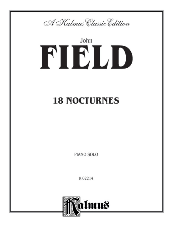 Field: 18 Nocturnes: 7. Nocturne in A Major Part - Digital Sheet Music ...