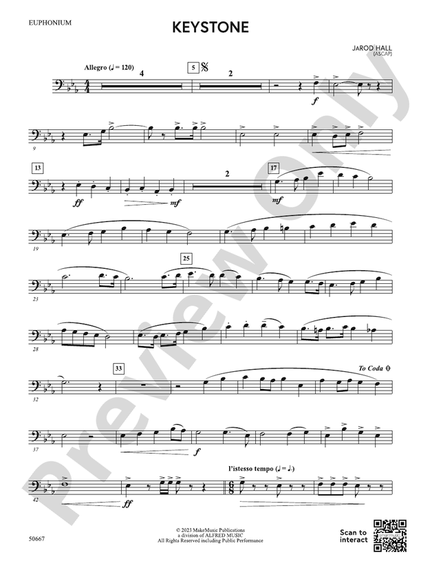 Keystone: Baritone B.C.: Baritone B.C. Part - Digital Sheet Music Download