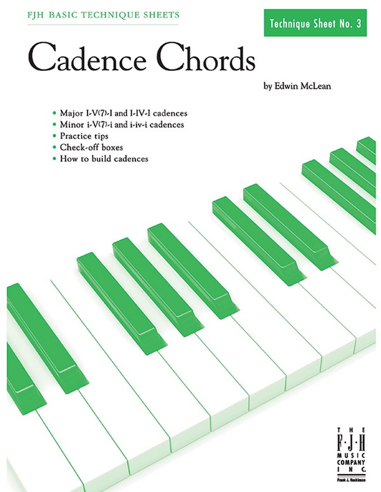 Cadence Chords: All levels Piano Sheet: Edwin McLean | Alfred Music