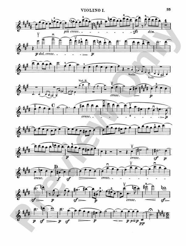 Beethoven: String Quartets, Volume III: String Quartet, Op. 131 (Violin I) Part - Digital Sheet ...