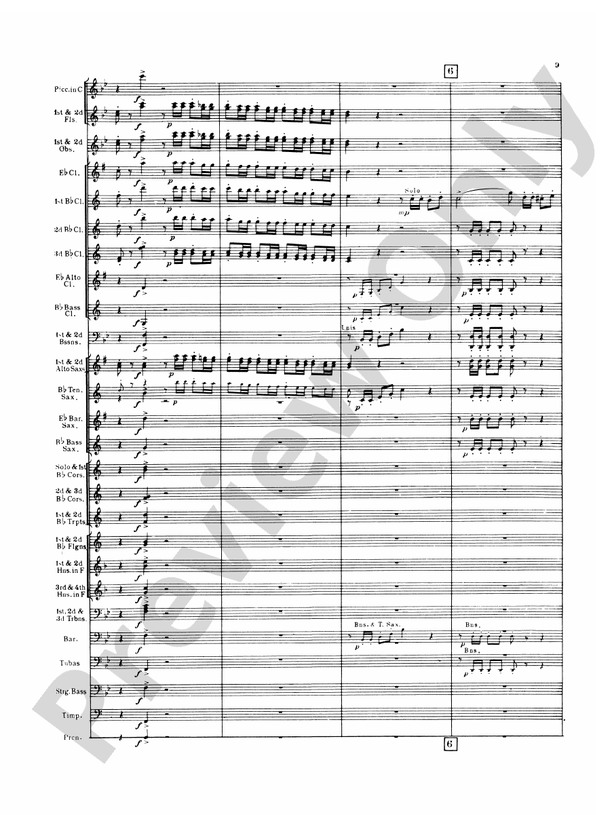 Italian in Algiers: Concert Band Conductor Score & Parts: Gioacchino ...