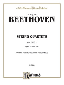 Beethoven: String Quartets, Volume I, Op. 18 (Nos. 1-6): String Quartet No. 4 (Cello) Part ...