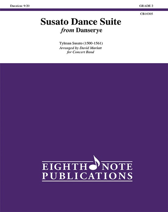 Three Susato Dances from The Danserye: Concert Band Conductor Score ...