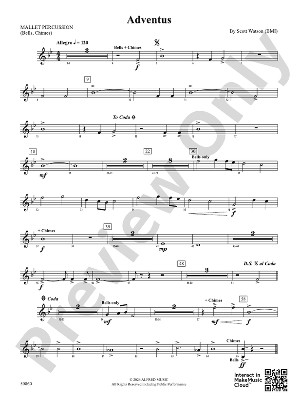 Adventus: Mallets: Mallets Part - Digital Sheet Music Download