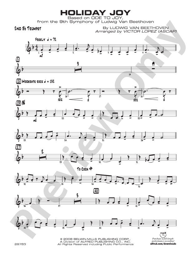 Holiday Joy: 2nd B-flat Trumpet: 2nd B-flat Trumpet Part - Digital ...