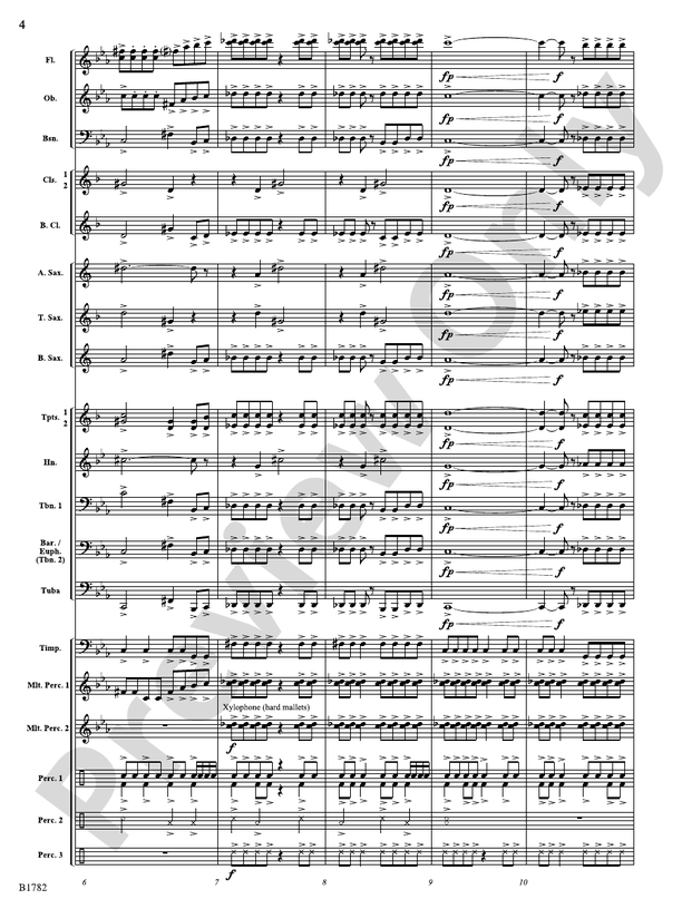 Alarm: Score: Concert Band Score: Randall D Standridge - Digital Sheet ...