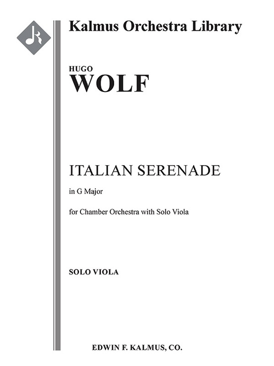 Italian (Italianische) Serenade: Full Orchestra, Solo Strings with ...