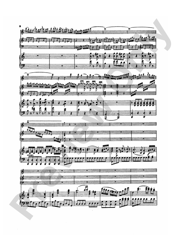 Mozart Concerto In C Major K 299 Flute Part S Wolfgang Amadeus