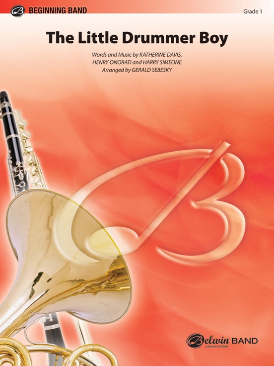 The Little Drummer Boy: B-flat Bass Clarinet: B-flat Bass Clarinet Part ...