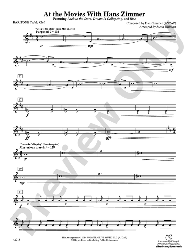 At the Movies with Hans Zimmer: Baritone T.C.: Baritone T.C. Part ...