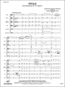 Finale from Symphony No. 41 "Jupiter": String Orchestra Conductor Score ...