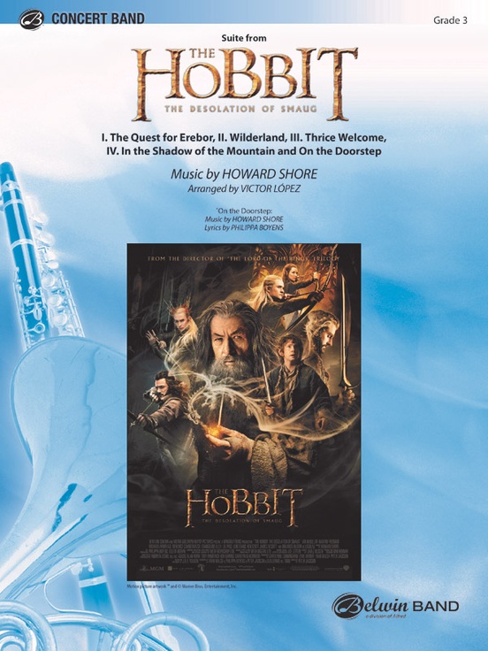 The Hobbit: The Desolation of Smaug, Suite from: 1st B-flat Trumpet ...