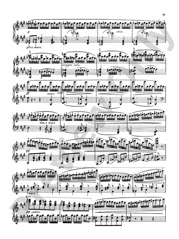 MacDowell: Twelve Virtuoso Studies, Op. 46: Elfin Dance, Op. 46, No. 5 Part - Digital Sheet ...