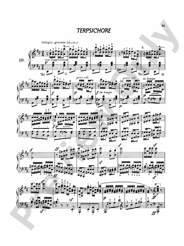 Moscheles: Grand Characteristic Studies, Op. 95: Terpsichore Part ...