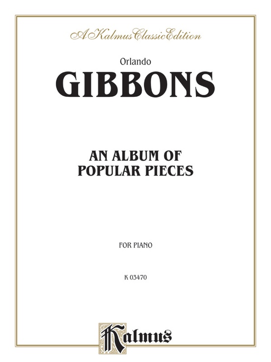Gibbons: Album: Galiardo, A Minor Part - Digital Sheet Music Download