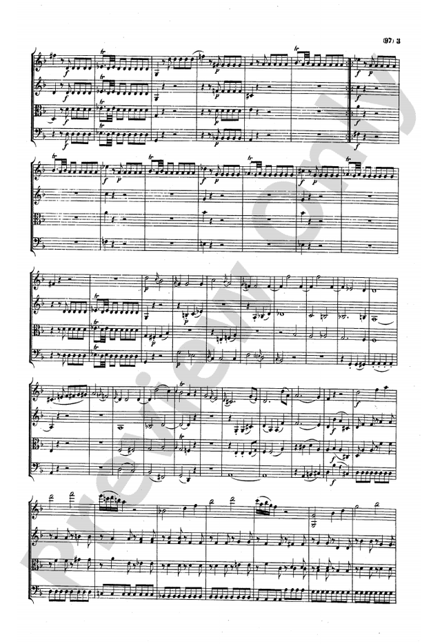 Mozart: String Quartets: String Quartet in D Minor, K. 173 Part - Digital Sheet Music Download