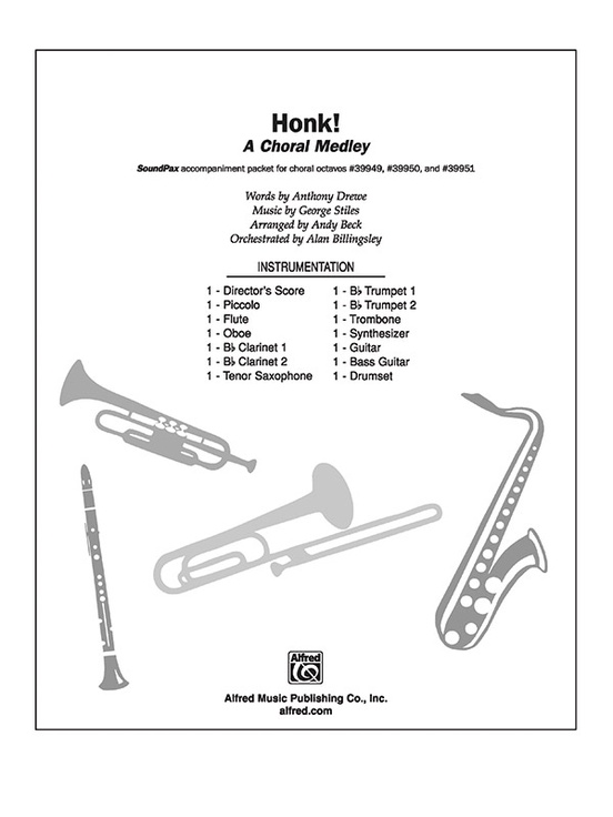 Honk!: B-flat Tenor Saxophone: B-flat Tenor Saxophone Part - Digital ...