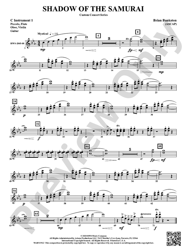 Shadow of the Samurai: Part 1 - C Instruments T.C.: Part 1 - C ...