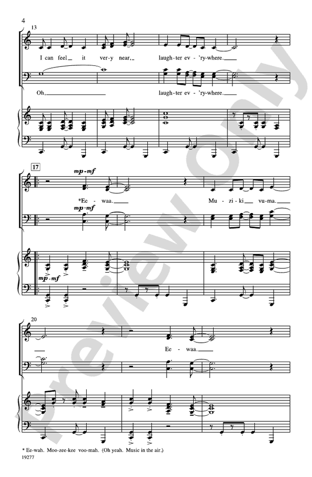 Muziki Vuma: SATB Choral Octavo: Patsy Ford Simms - Digital Sheet Music ...