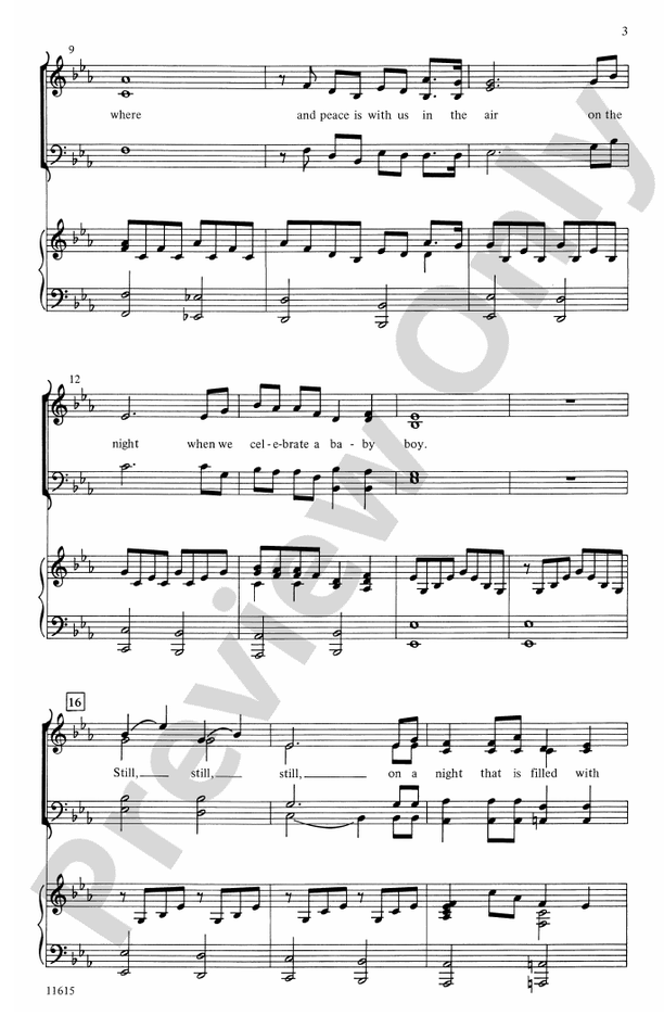 Still a Bach Christmas: SATB Choral Octavo: Johann Sebastian Bach ...