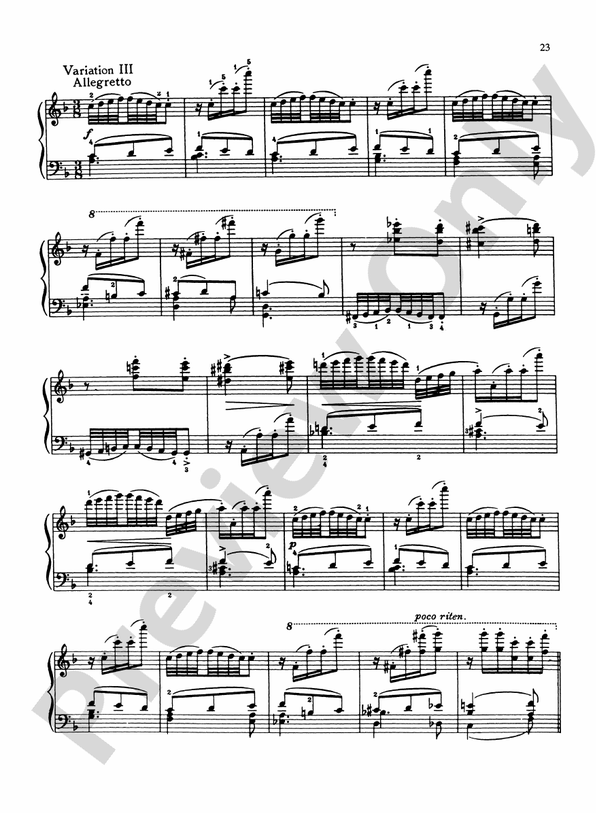 Tchaikovsky: Selected Works, Volume I: Theme and Variations, Opus 19 ...