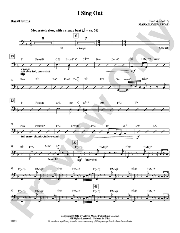 I Sing Out: Master Rhythm: Master Rhythm Part - Digital Sheet Music ...