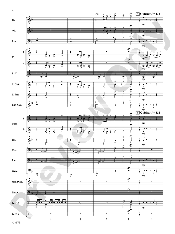 Ancient Echoes of Time: Score: Concert Band Score - Digital Sheet Music ...