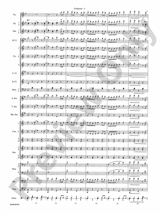 George Washington Bicentennial March: Score: Concert Band Score ...