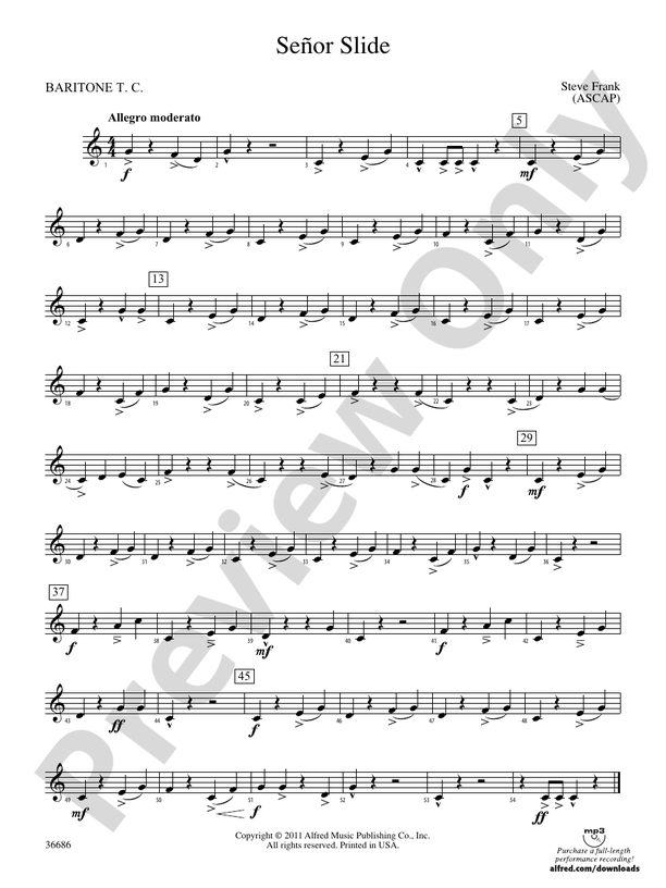 Señor Slide: (wp) Baritone T.C.: (wp) Baritone T.C. World Part ...