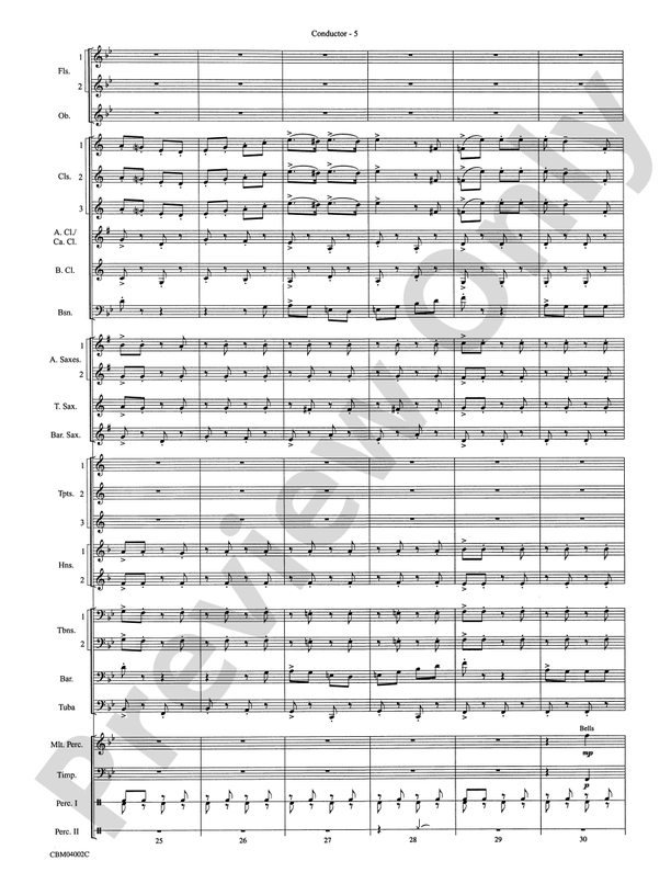 The Dam Busters Concert March: Score: Concert Band Score - Digital ...