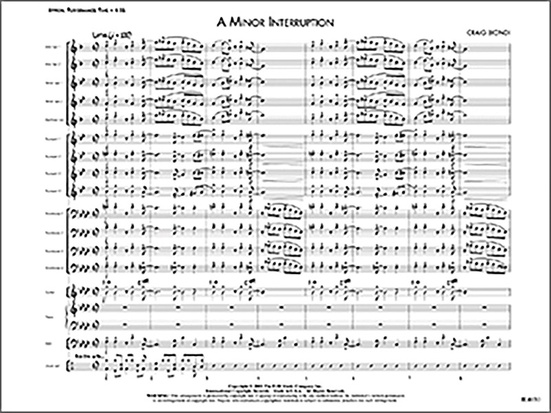 A Minor Interruption: Trombone 3: Trombone 3 Part: Craig Biondi - Digital Sheet Music Download