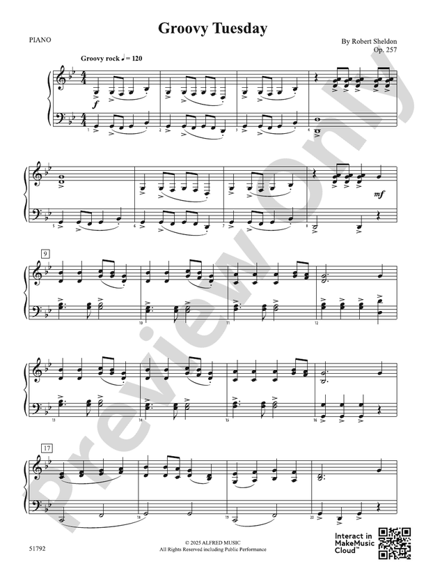Groovy Tuesday: Piano Accompaniment: Piano Accompaniment Part - Digital ...