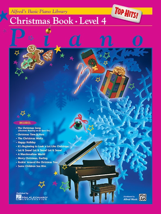 Alfred's Basic Piano Library: Top Hits! Christmas Book 4: Piano Book ...