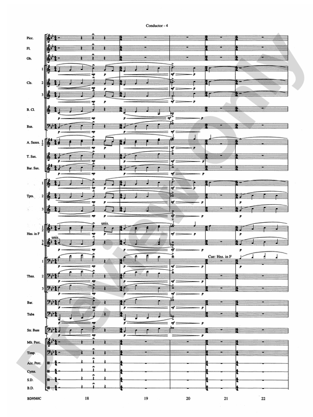 Waterdance: Concert Band Conductor Score & Parts: Carl Strommen ...