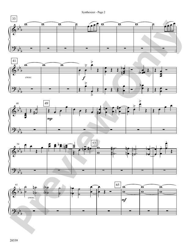 Another Op'nin', Another Show: Synthesizer: Synthesizer Part - Digital ...