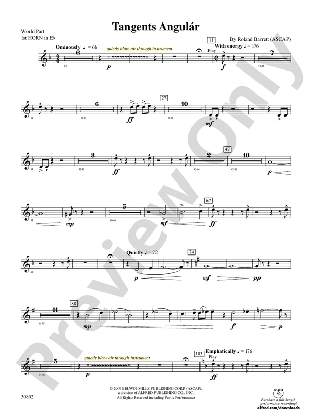 Tangents Angulár: (wp) 1st Horn in E-flat: (wp) 1st Horn in E-flat ...