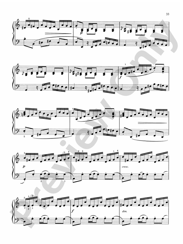 Bach: Six English Suites (Ed. Hans Bischoff): Suite No. 2 in A Minor ...