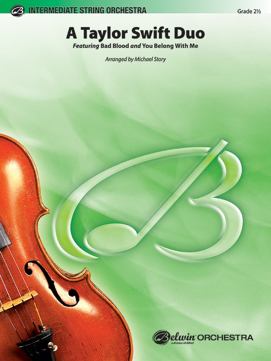 A Taylor Swift Duo: String Bass: String Bass Part - Digital Sheet Music ...