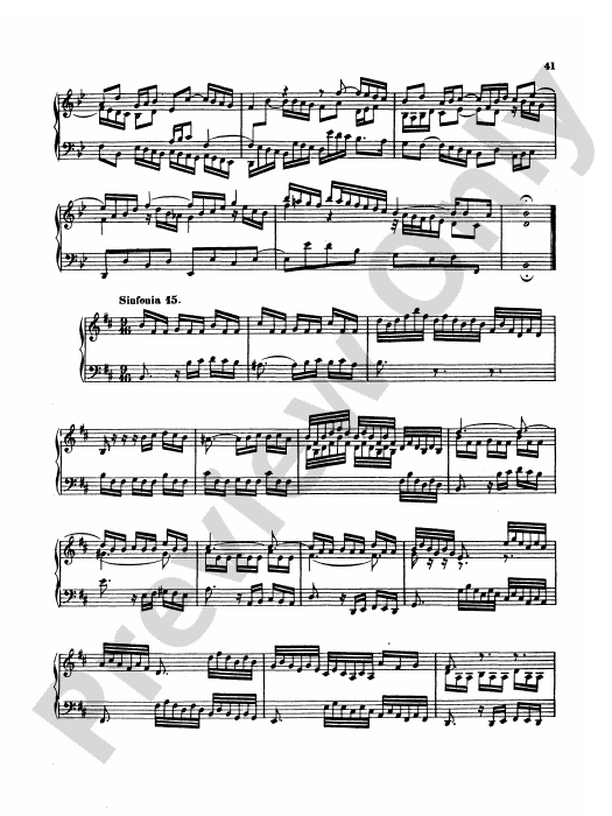 Bach: Two- and Three-Part Inventions, French Suites and Italian ...