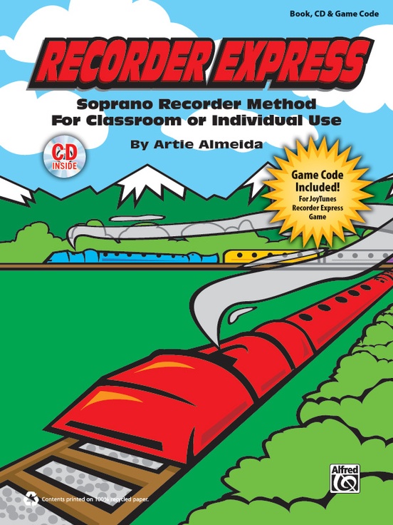 Recorder Express: Recorder Book, CD & Game Code | Sheet Music