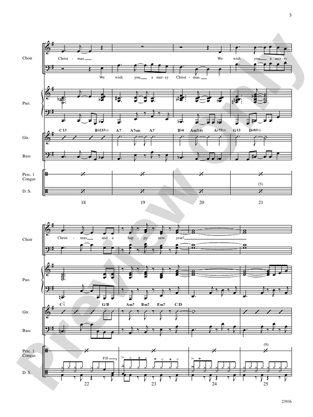 We Wish You A Merry Christmas: Choral SoundPax - Digital Sheet Music ...