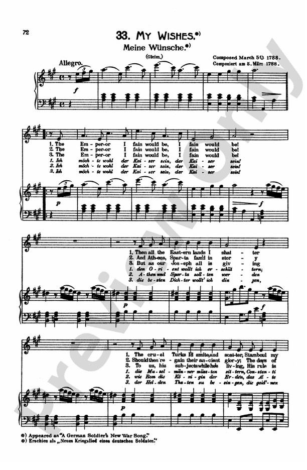 Mozart: 39 Songs for Medium High Voice (German/English/French/Italian ...